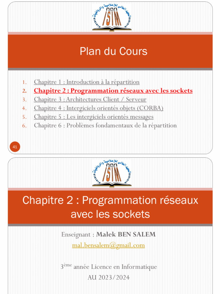 Chapitre2_Cours_Dev_App_Réparties | PDF