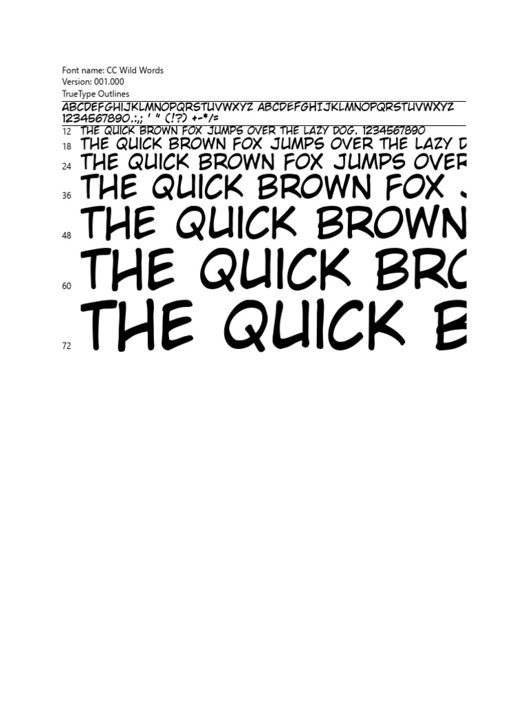 Wild Wordfs | PDF