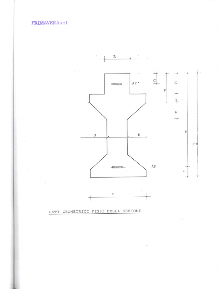 Scheda Tecnica Trave Varese | PDF