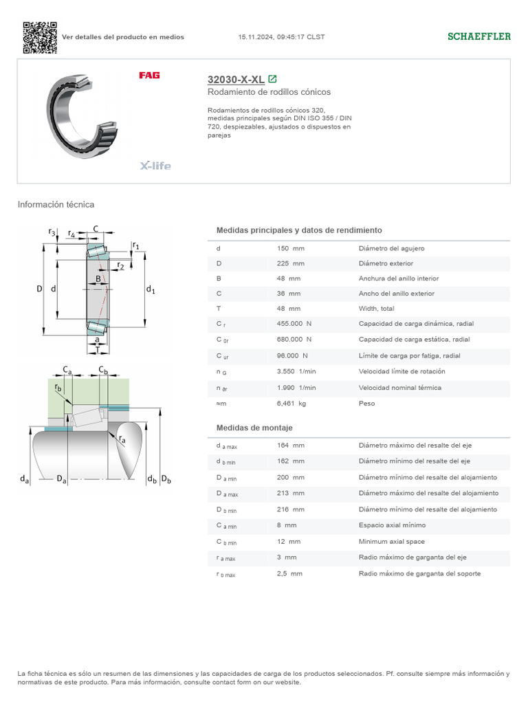 Rodamiento de Rodillos Cónicos: Ver Detalles Del Producto en Medios ...