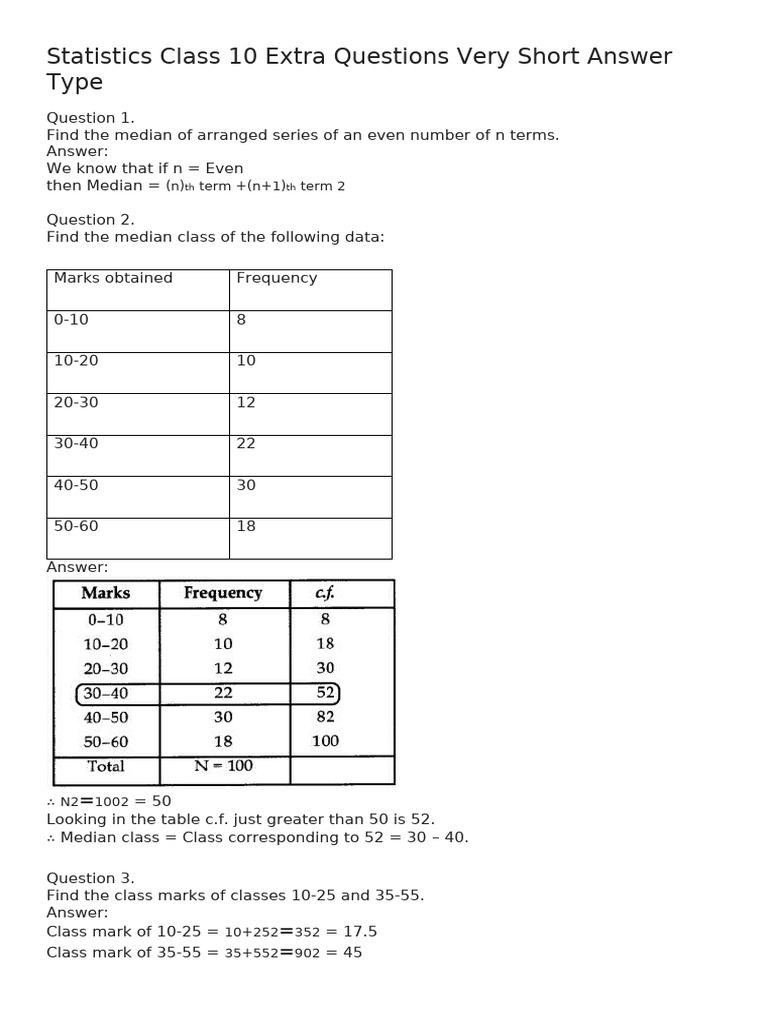 EQ Statistics | PDF | Mode (Statistics) | Median