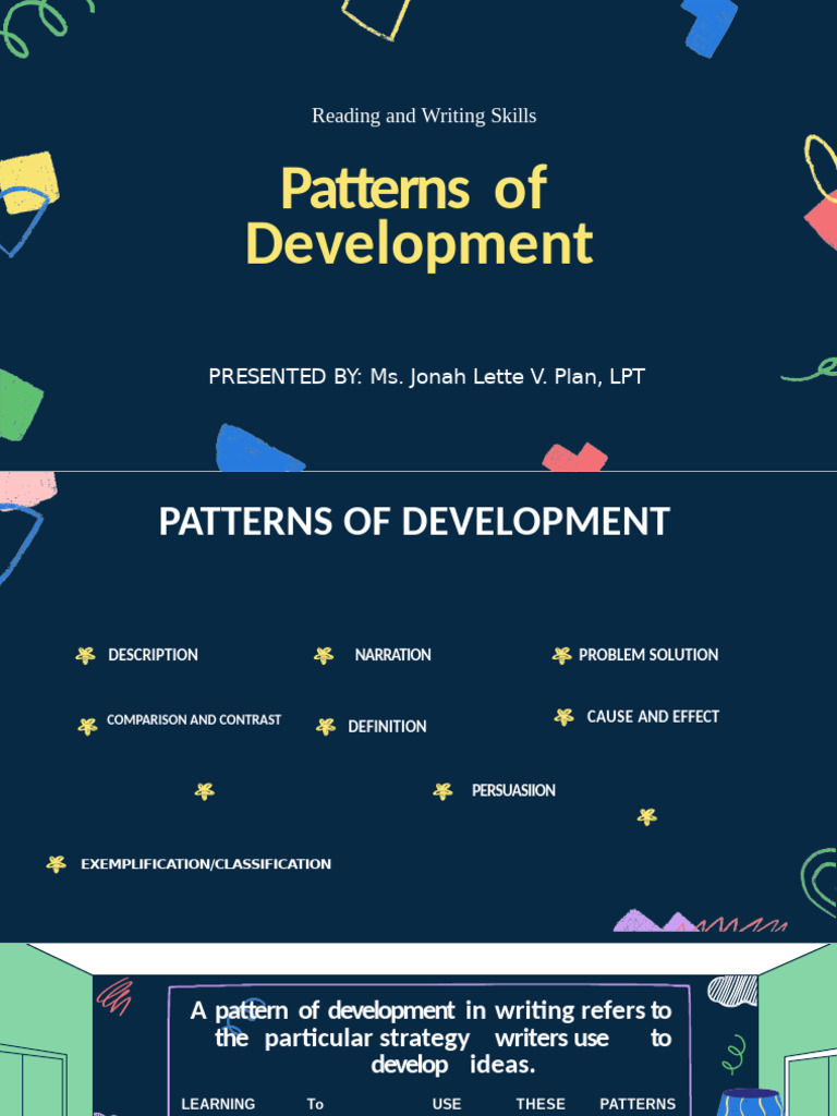 L3 Pattern of Development | PDF | Argument | Definition