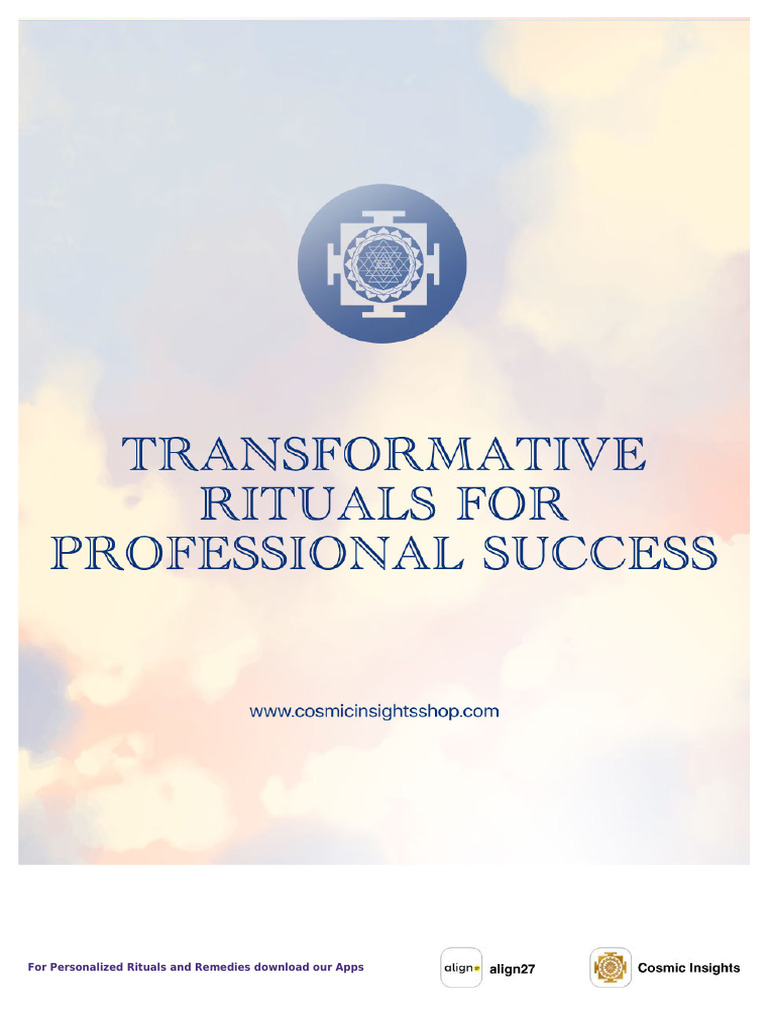 Manuj-1724750152-Rituals-for-Job-Satisfaction | PDF | Planets In ...