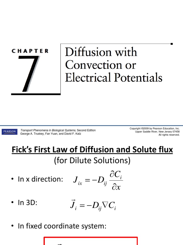 12BME479-Chapter7-1 | Diffusion | Flux