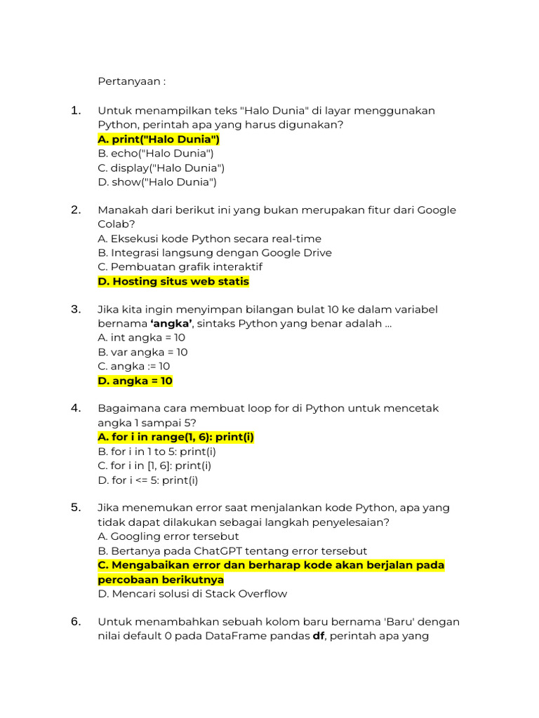 Python Assessment PG - SCRIBD | PDF