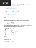 Solved Problems On Zener Diode | PDF | Rectifier | Capacitor