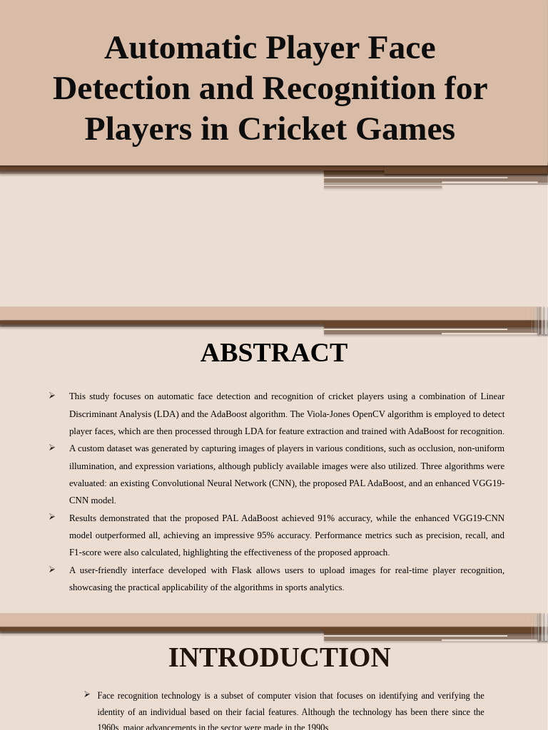 Automatic Player Face Detection and Recognition for Players in Cricket ...