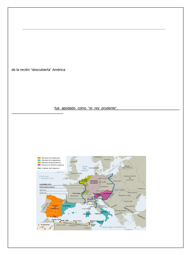 Tema 6. Los Austrias Mayores | PDF | Imperio español | imperio Otomano
