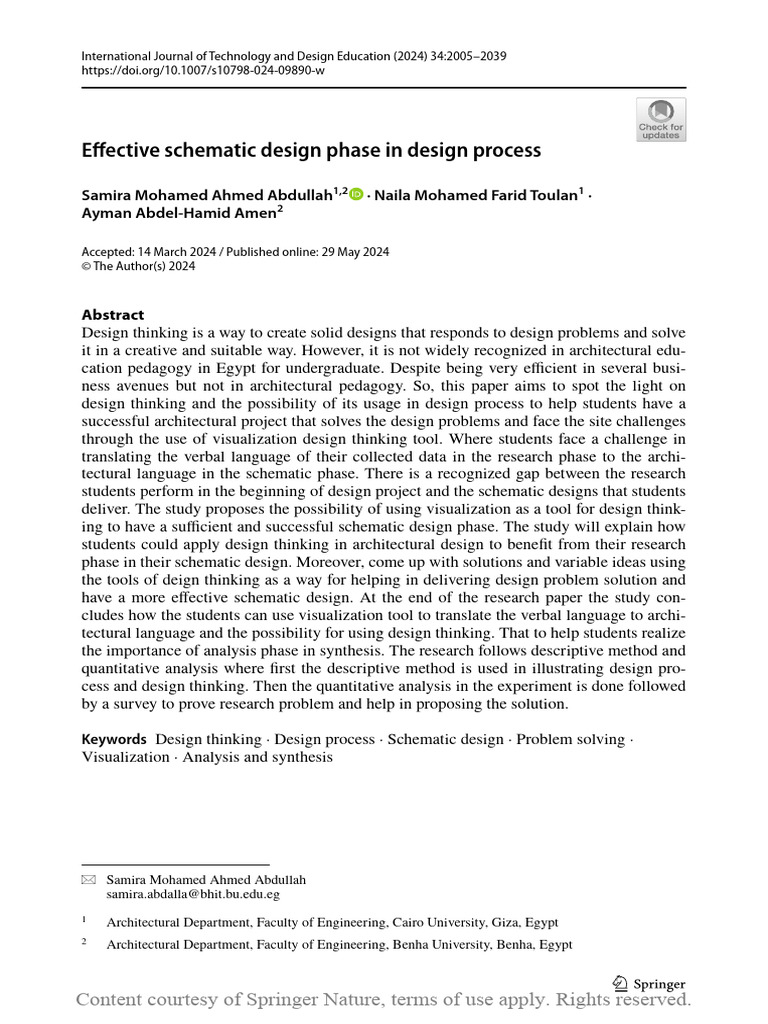 Effective_schematic_design_phase_in_design_process | PDF | Design ...