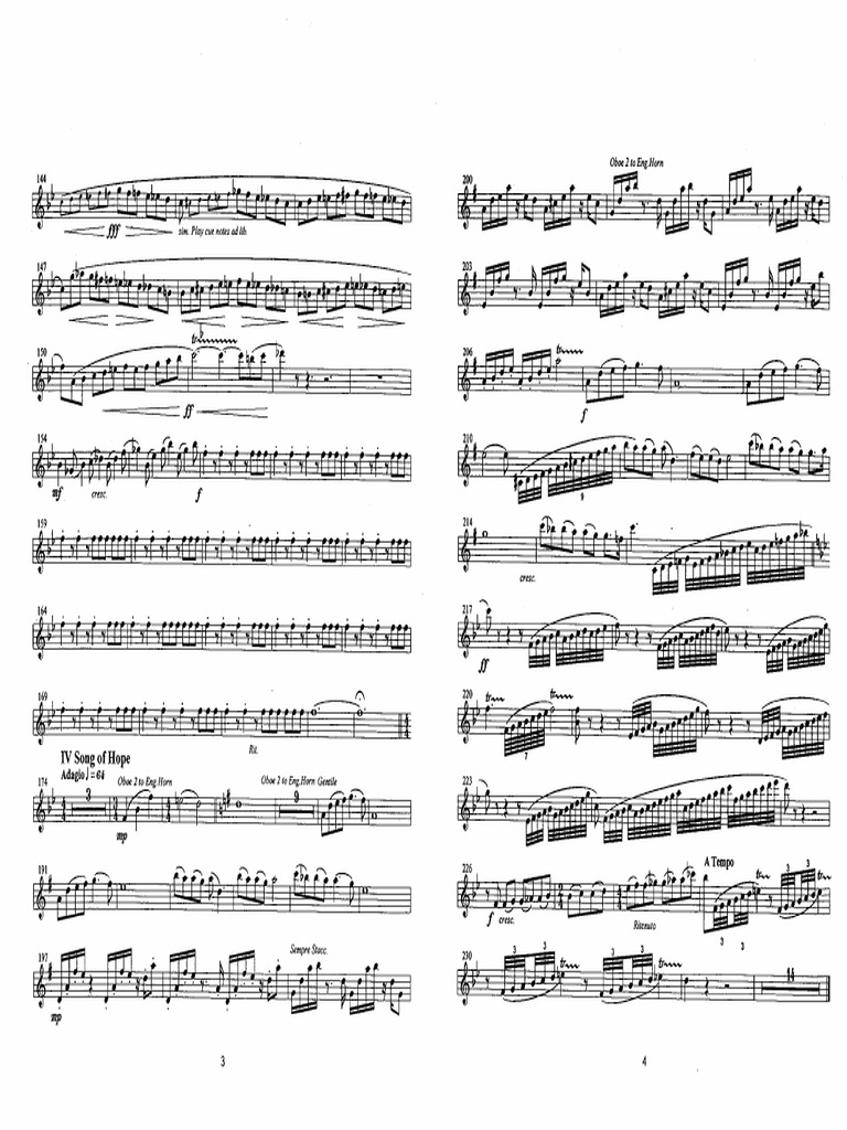 Oboe 2-Corno Ingles | PDF