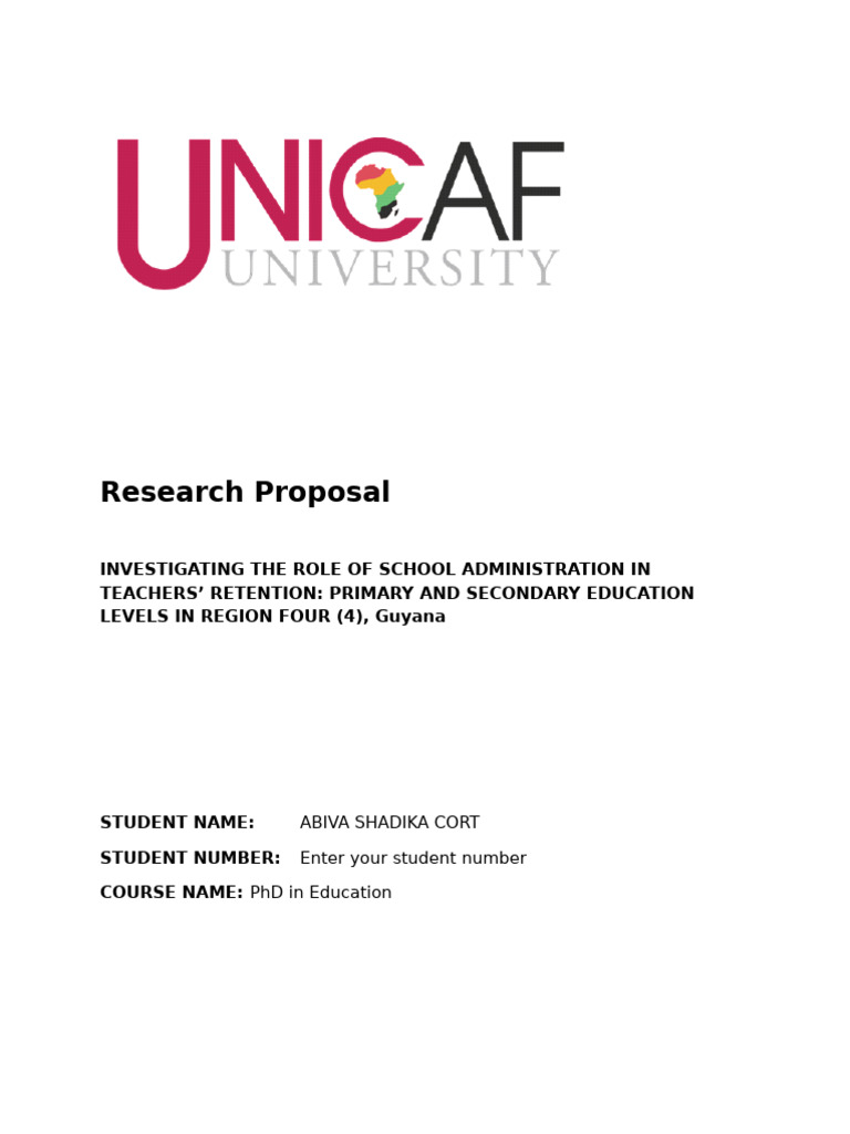 Completed Final Research Proposal | PDF | Methodology | Leadership