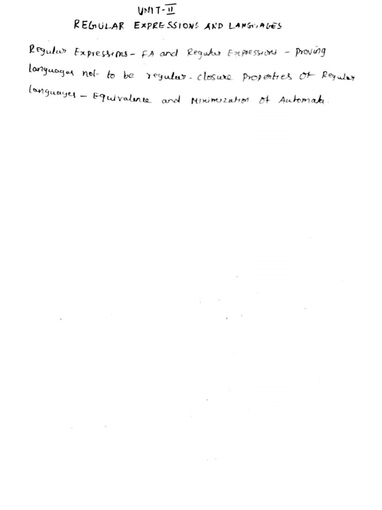 Toc Unit 2 | PDF