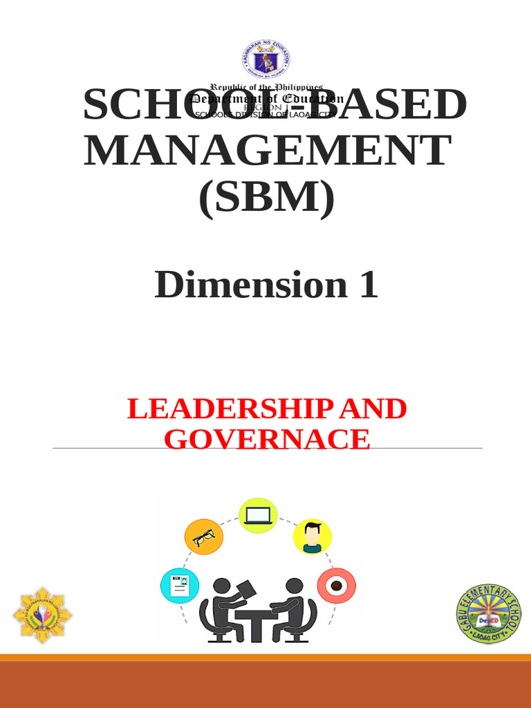 Sbm Dimension 1 Pdf Governance Leadership