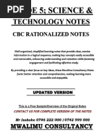 Grade 5 Science-and-Technology-Notes | PDF | Common Cold | Influenza