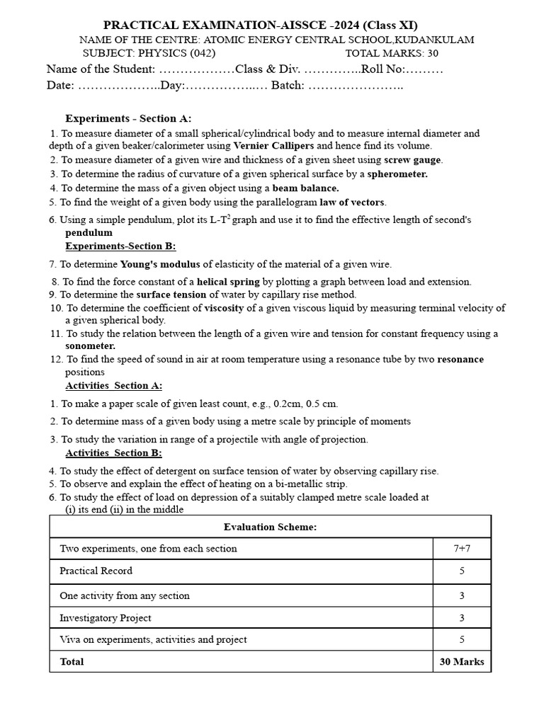practical qn-xi-cbse-2024 | PDF | Viscosity | Sphere