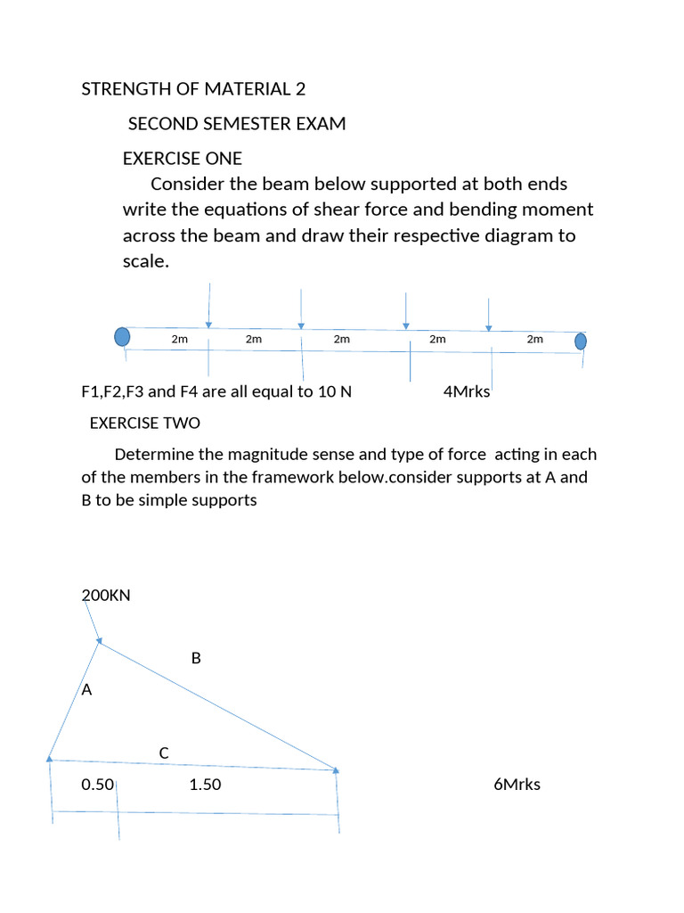 Strength of Material | PDF
