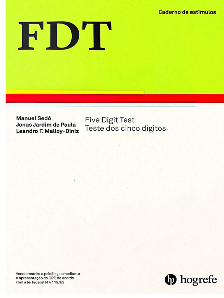Teste Fdt Pdf Pdf