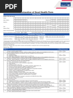 LIC Revival Form 680 Health Statement | PDF | Life Insurance | Insurance