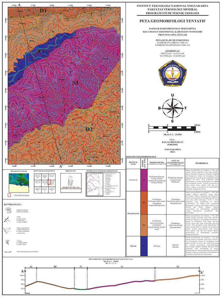PETA GEOMORFOLOGI | PDF