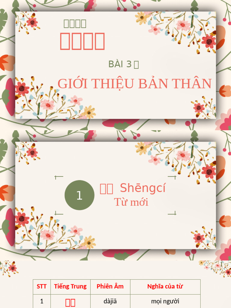 Bai 3 Gioi Thieu Ban Than | PDF