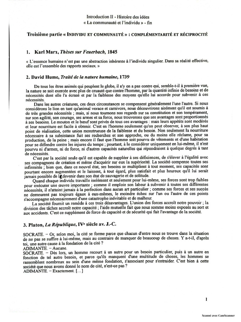 Introduction 2 Histoire des idées (3) | PDF