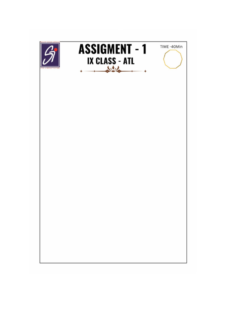 Assigment 1 | PDF