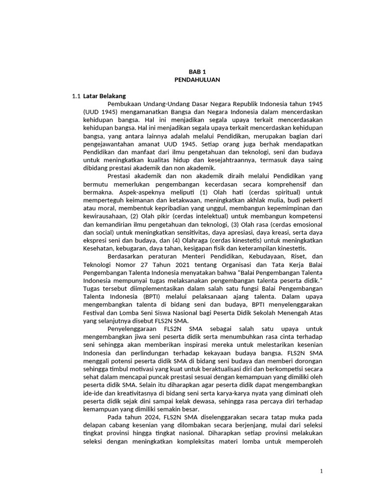 Proposal FLS2N 2024 | PDF