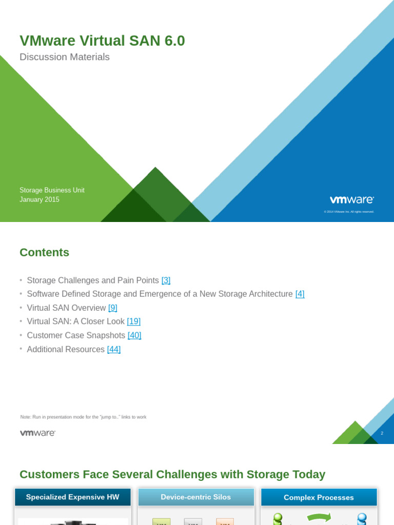 Virtual SAN 6.0 Overview Deck | PDF | Solid State Drive | Virtualization