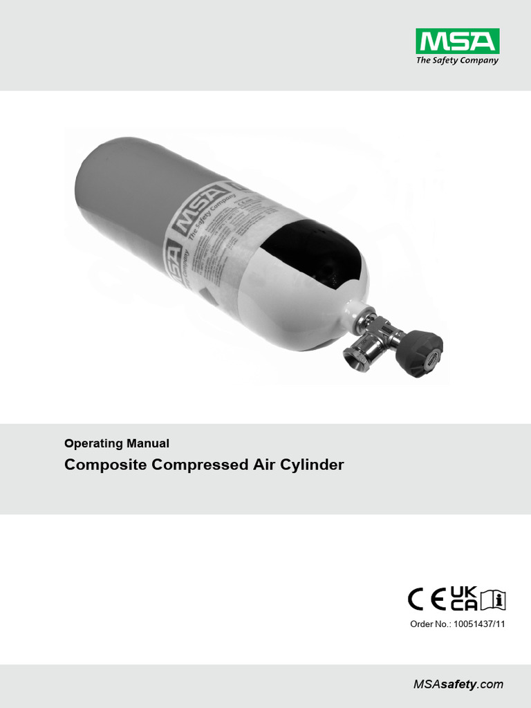 OPM Composite Compressed Air Cylinder 10051437 11 GB | PDF | Valve ...