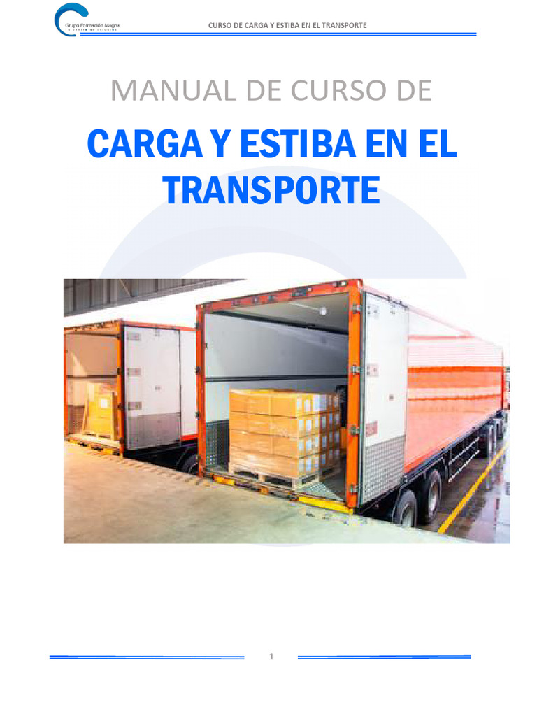 Grupo Magna - Manual de Curso de Carga y Estiba en El Transporte | PDF | Valores | Estrés (biología)