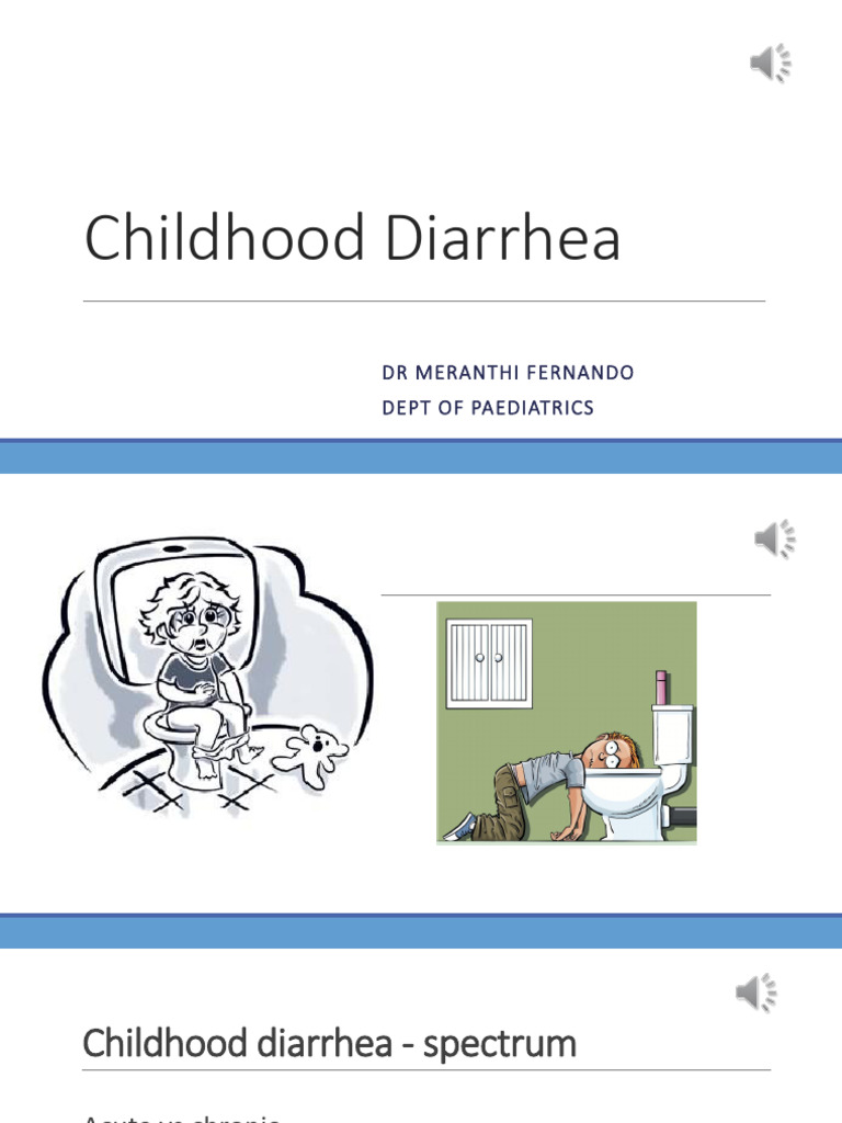 Childhood Diarrhea - PPTX 2015 | PDF | Diarrhea | Inflammatory Bowel ...