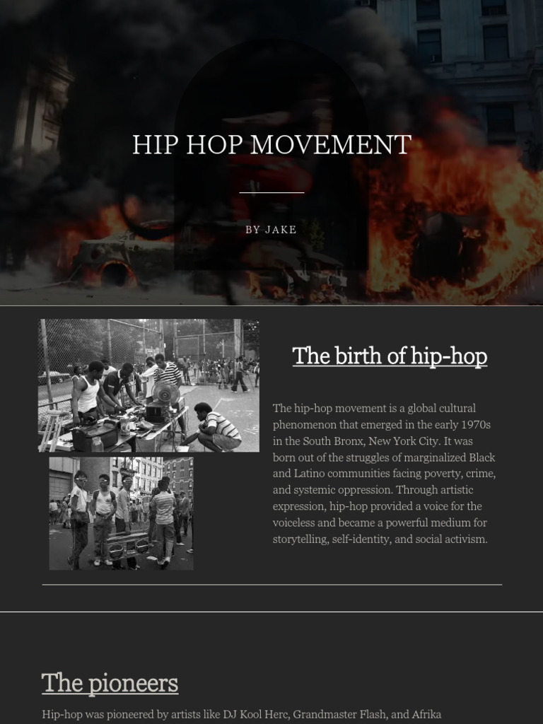 The Hip Hop Movement | PDF