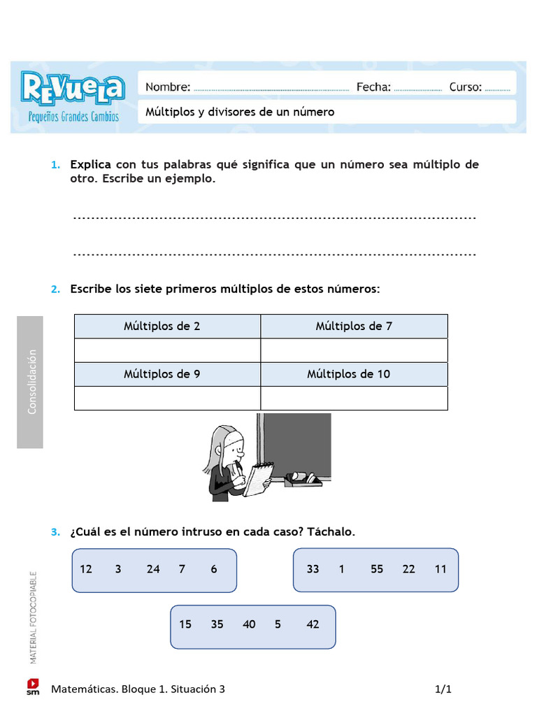 Múltiplos y Divisores: Guía Básica | PDF