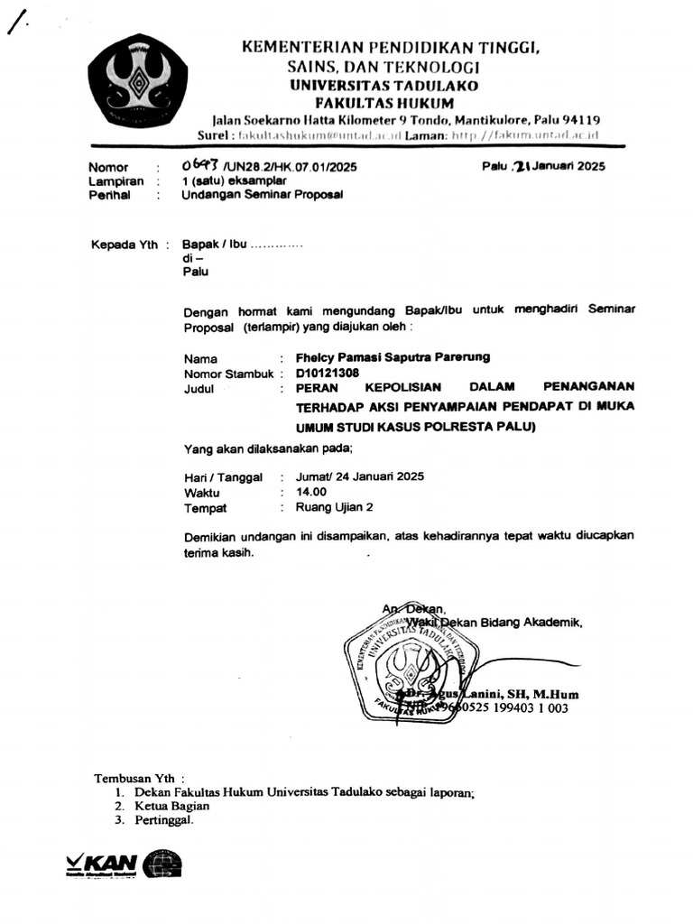 Undangan proposal fix | PDF