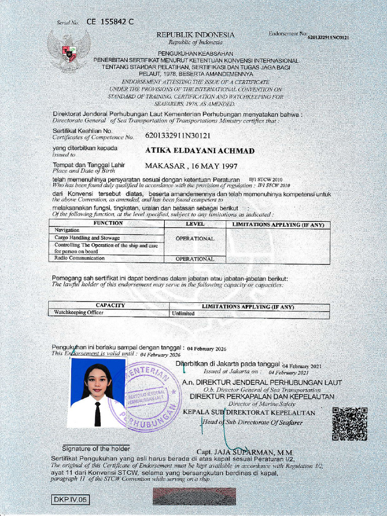 Endorsment TK - III | PDF