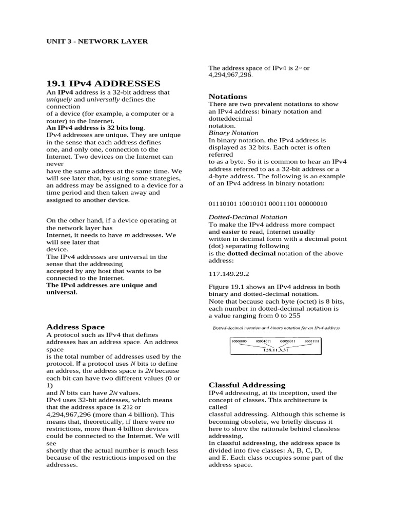 Logical Addressing Ipv4 Ipv6 | PDF | Internet | Ip Address
