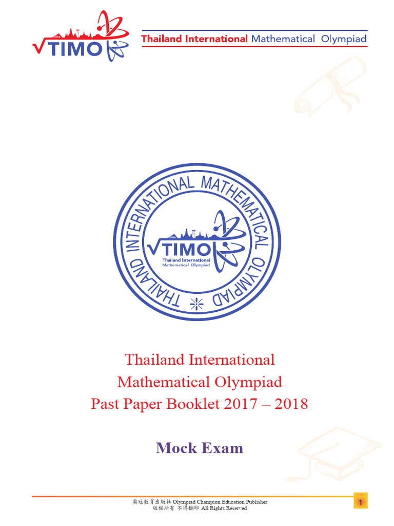 Timo Booklet 2017 - 2018 Mock 2 Primary 6 | PDF