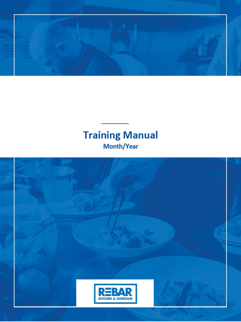 Prep Cook Training Manual | PDF | Knife | Teaspoon