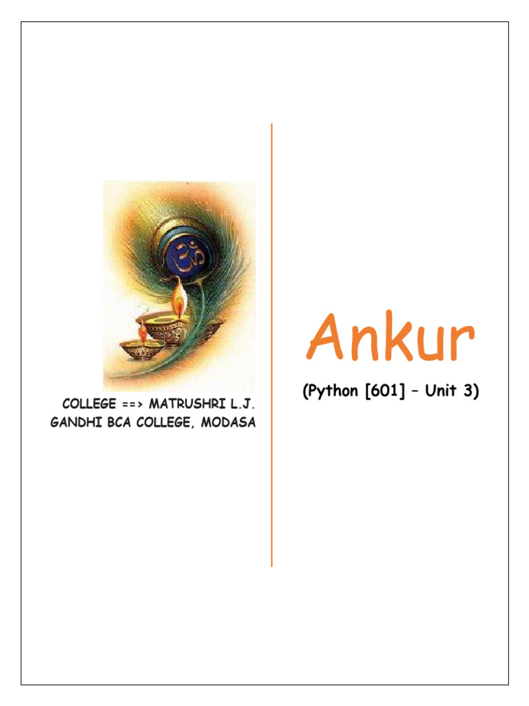 python unit 3 (1) | PDF | Class (Computer Programming) | Inheritance ... python unit 3 (1) | PDF | Class (Computer Programming) | Inheritance ...