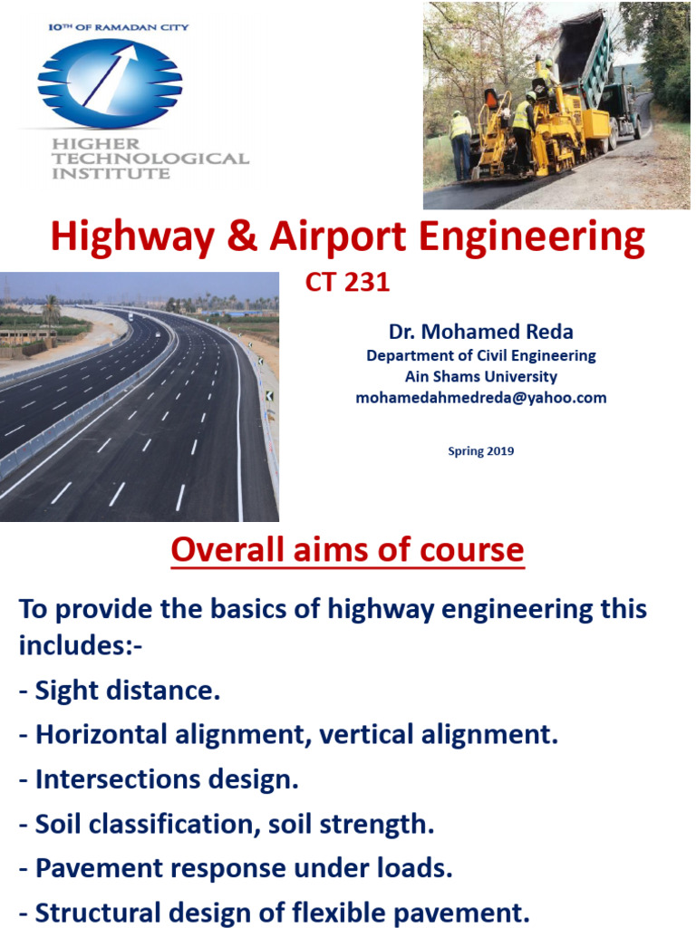 Highway_Presentation | PDF | Traffic | Intersection (Road)