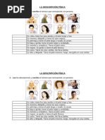 Descripción física de personas | PDF