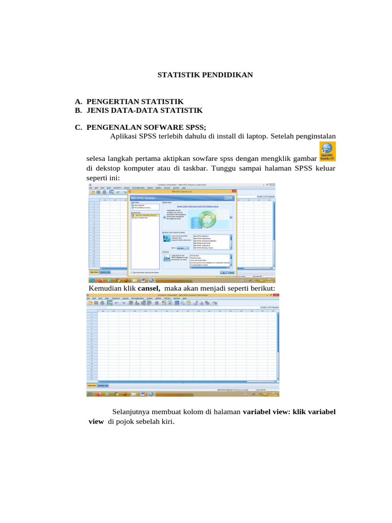 Modul Statistik Pendidikan | PDF