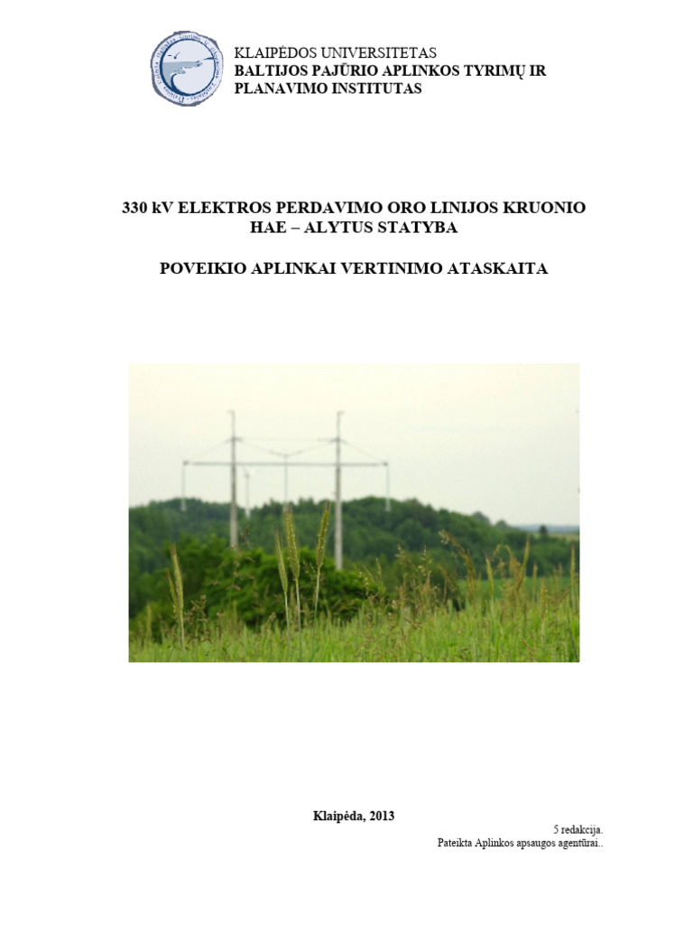 Line Routing Project Sample 330 KV | PDF