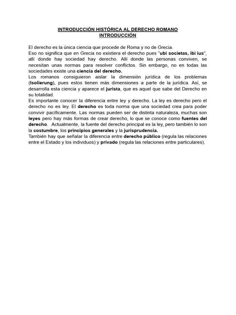 Historia del Derecho Romano: Etapas Clave | PDF | Ley romana | imperio ...