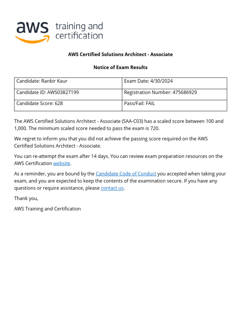 AWS Certified Solutions Architect - Associate | PDF | Information