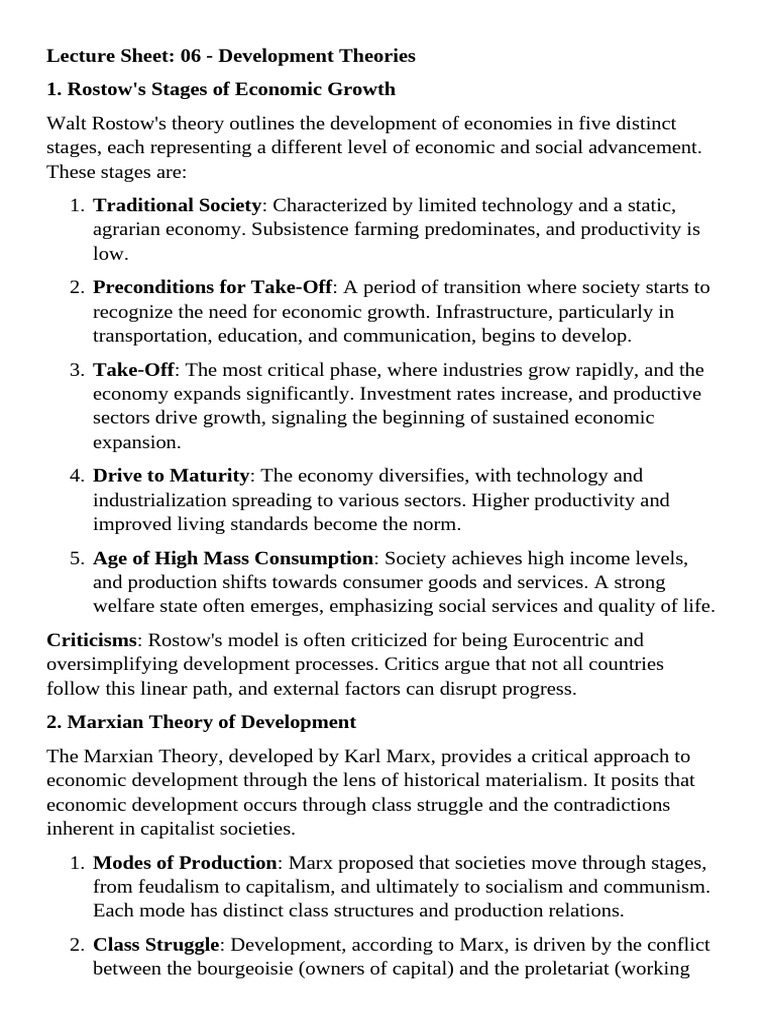 Part 02 - Chap-2 Economic Development | PDF | Capitalism | Exploitation ...