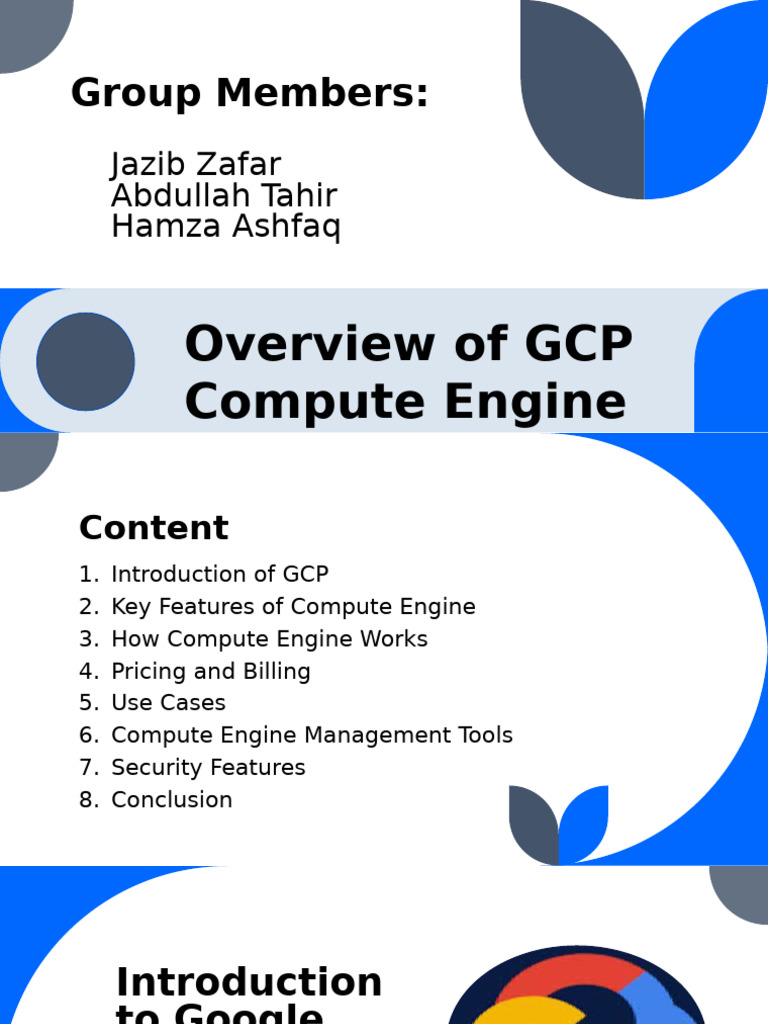 Overview of GCP Compute Engine | PDF | Cloud Computing | Virtual Machine