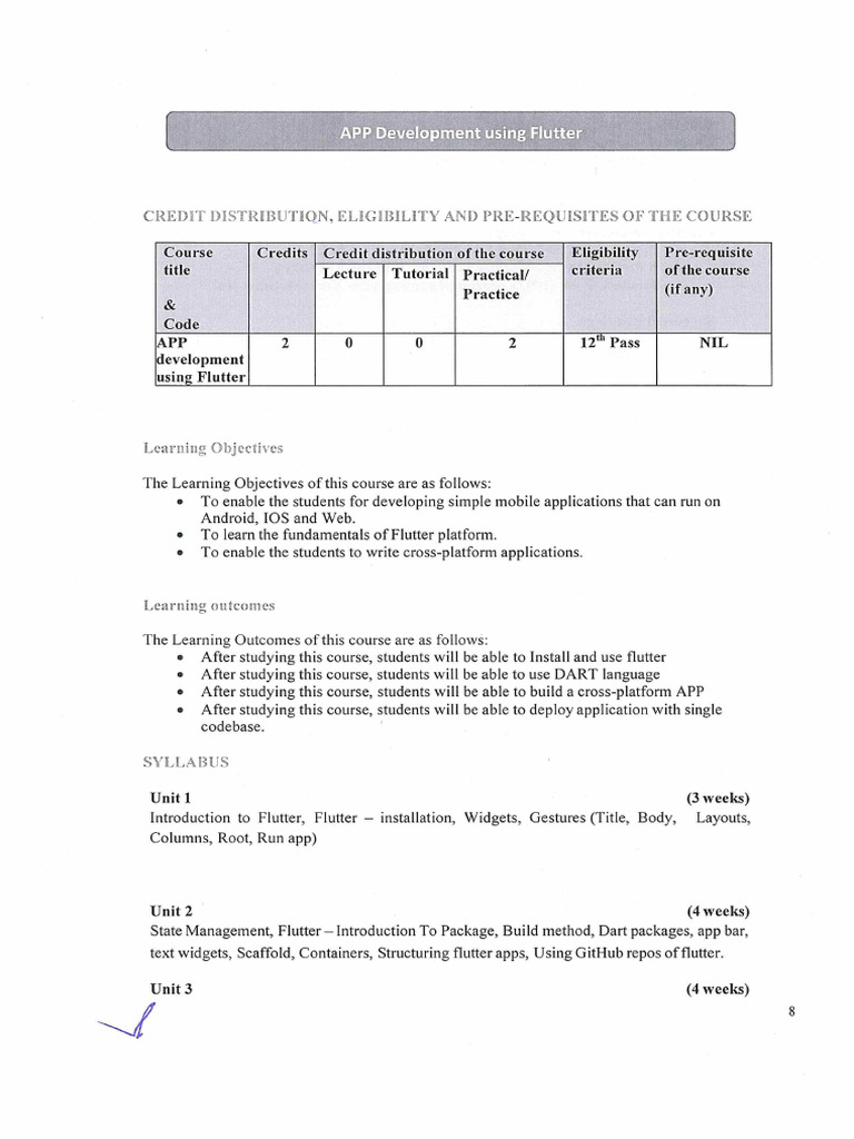 NEP-SEC-APP Dev Flutter | PDF