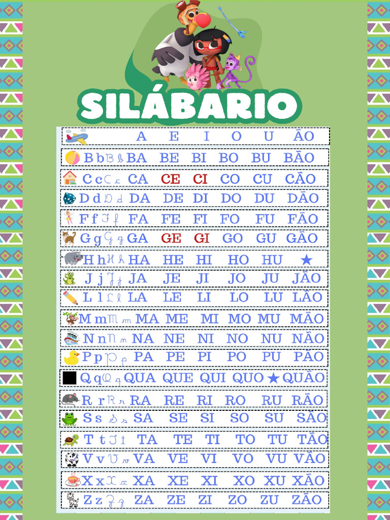 Silabario 20250130 101619 0000 | PDF