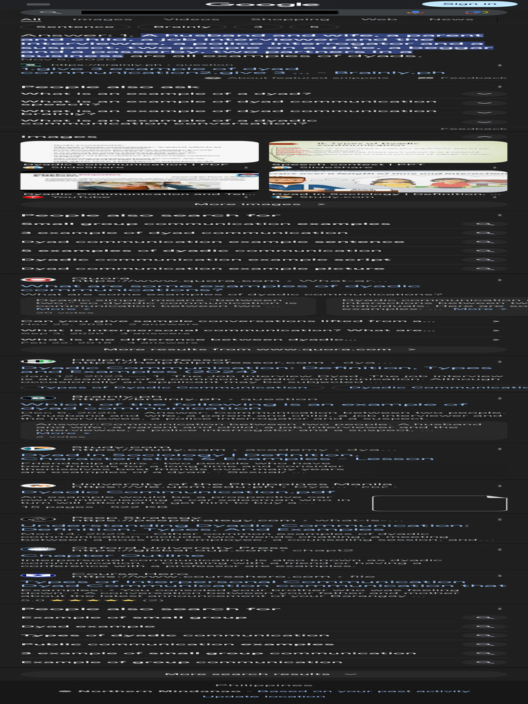 Example of Dyad Communication - Google Search | PDF | Communication ...